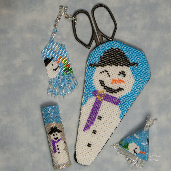 Winter Scene Scissor Fob Pattern Only pdf – Creative Angle