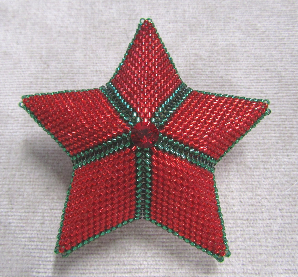 Beaded Stuffed Star Pattern – Creative Angle