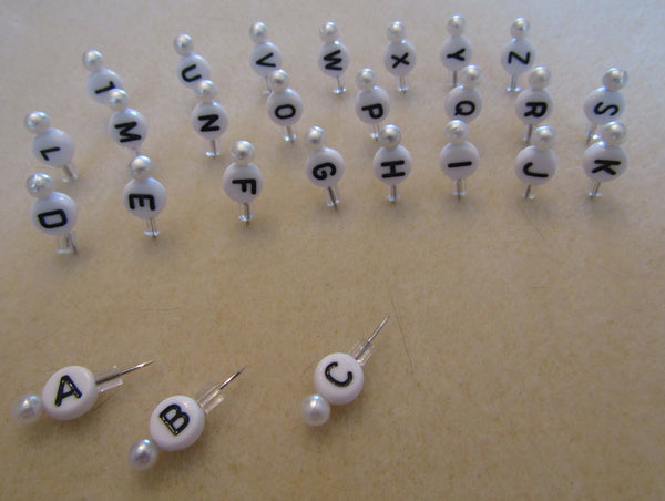 A-Z Marking Pins – Creative Angle